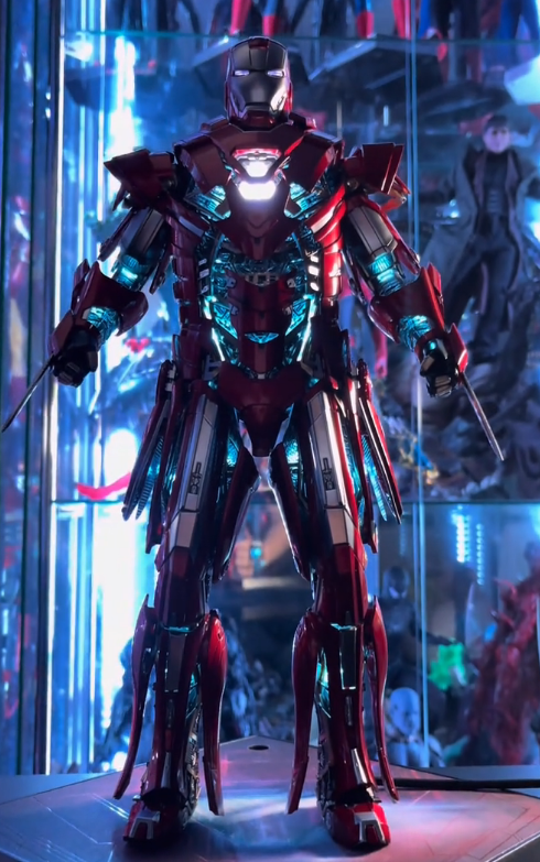 Iron Man Silver Centurion suit up ASMR unboxing