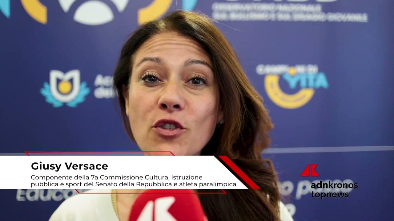 Bullismo: Giusy Versace, 'sport strumento di educazione, formazione e ...