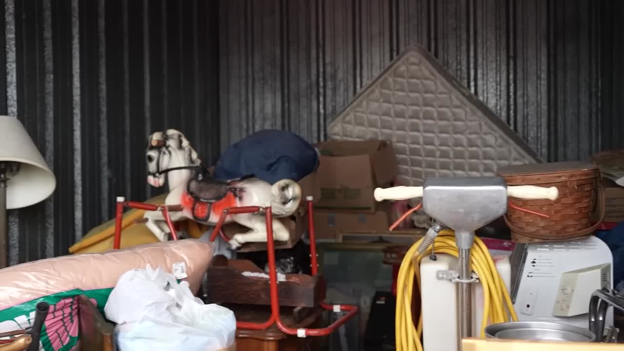 Bidding on a mysterious storage unit