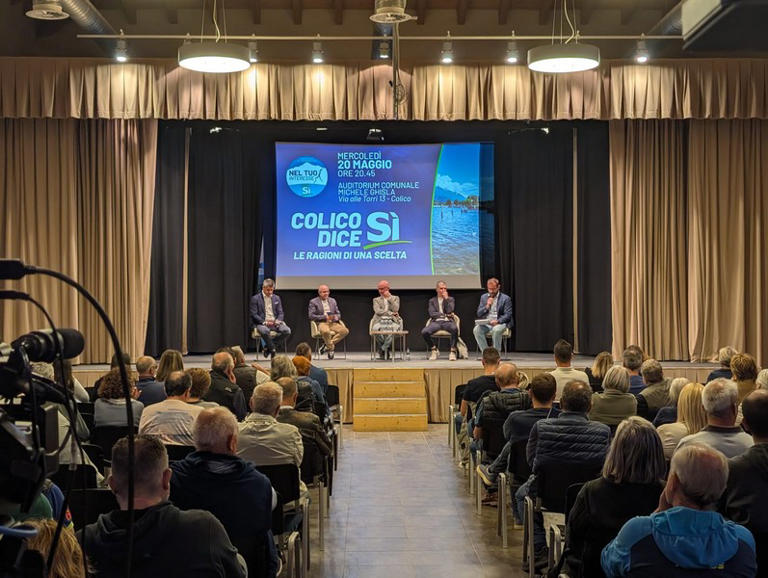 Referendum Colico, la notte del sì: “Con Sondrio avremo più forza”