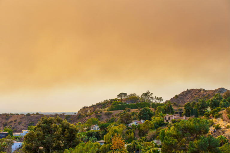 Thousands urged to remain indoors in California