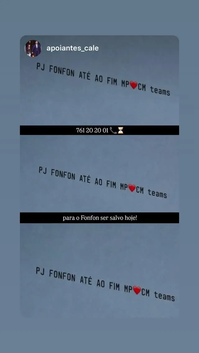 Catarina Miranda e Marisa Pires enviam avião para Afonso Leitão e Pedro ...