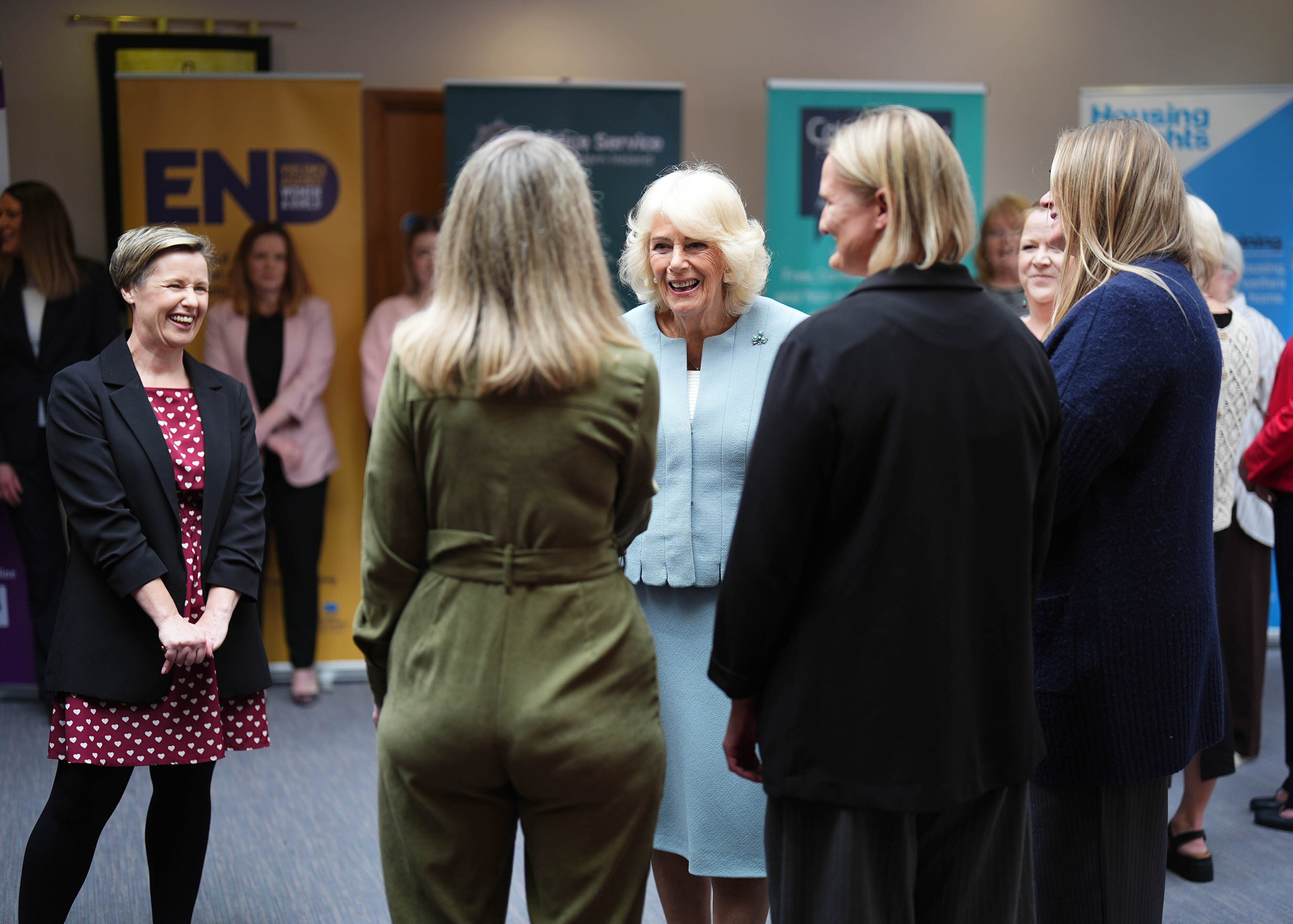 Camilla thanks people working and volunteering with domestic abuse ...