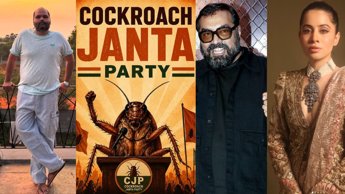 Cockroach Janta Party finds celebrity followers in Kunal Kamra, Anurag ...