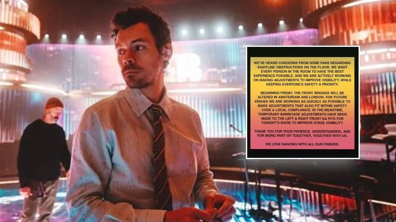 Harry Styles set to change his tour stage following sharp criticism ...