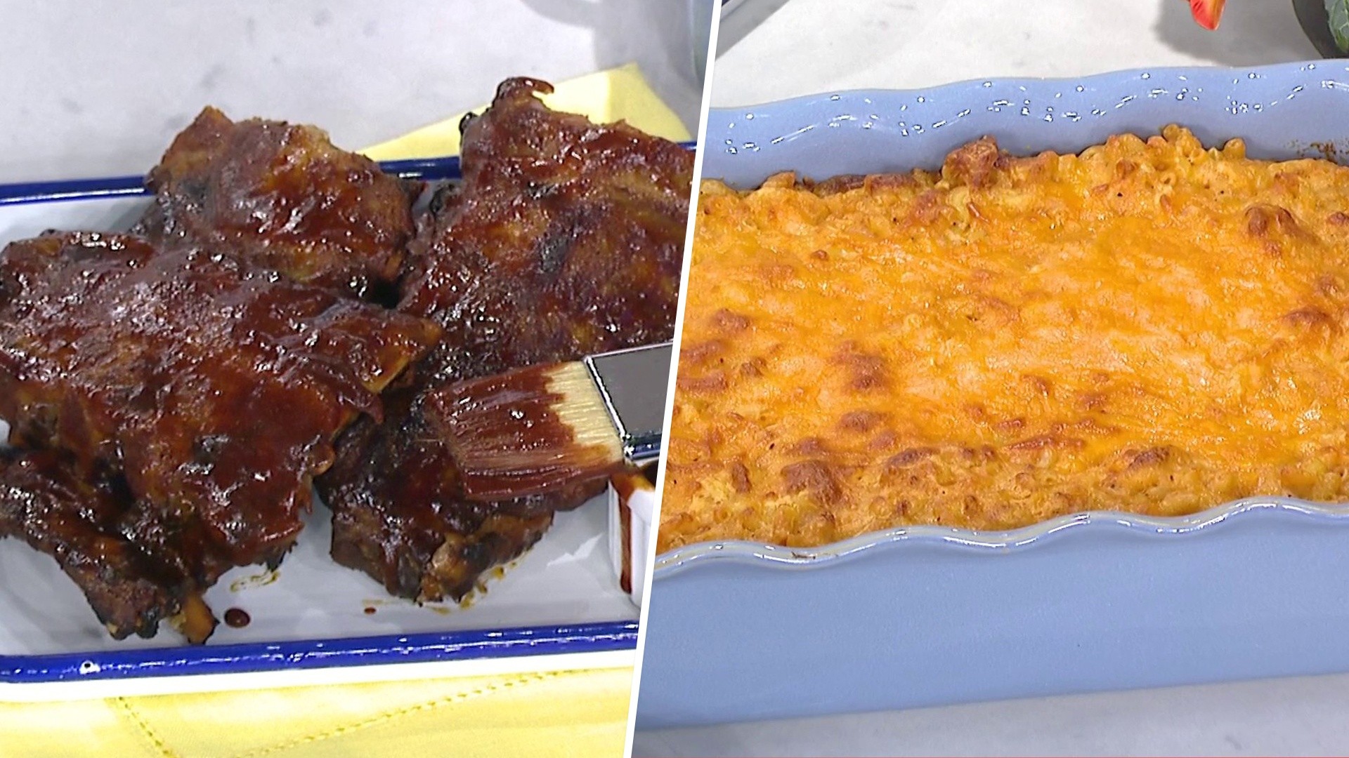 Smoked baby back ribs and mac n’ cheese: Get the recipes!