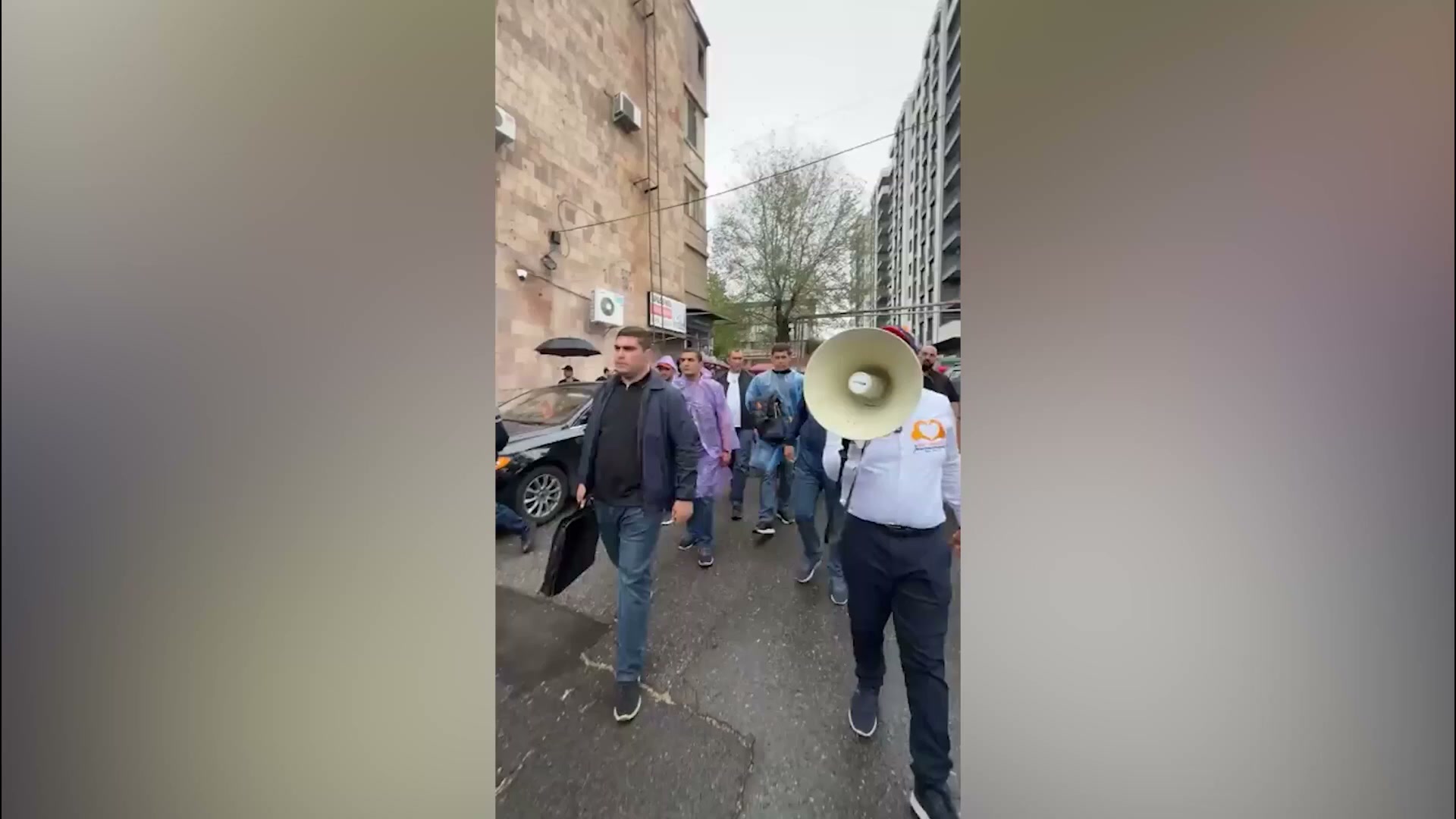 Pashinyan grabs megaphone as exchange turns heated during election campaign