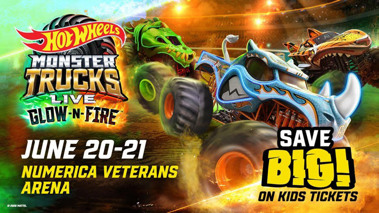 Win tickets to the Hot Wheels Monster Trucks Live™ Glow-N-Fire!