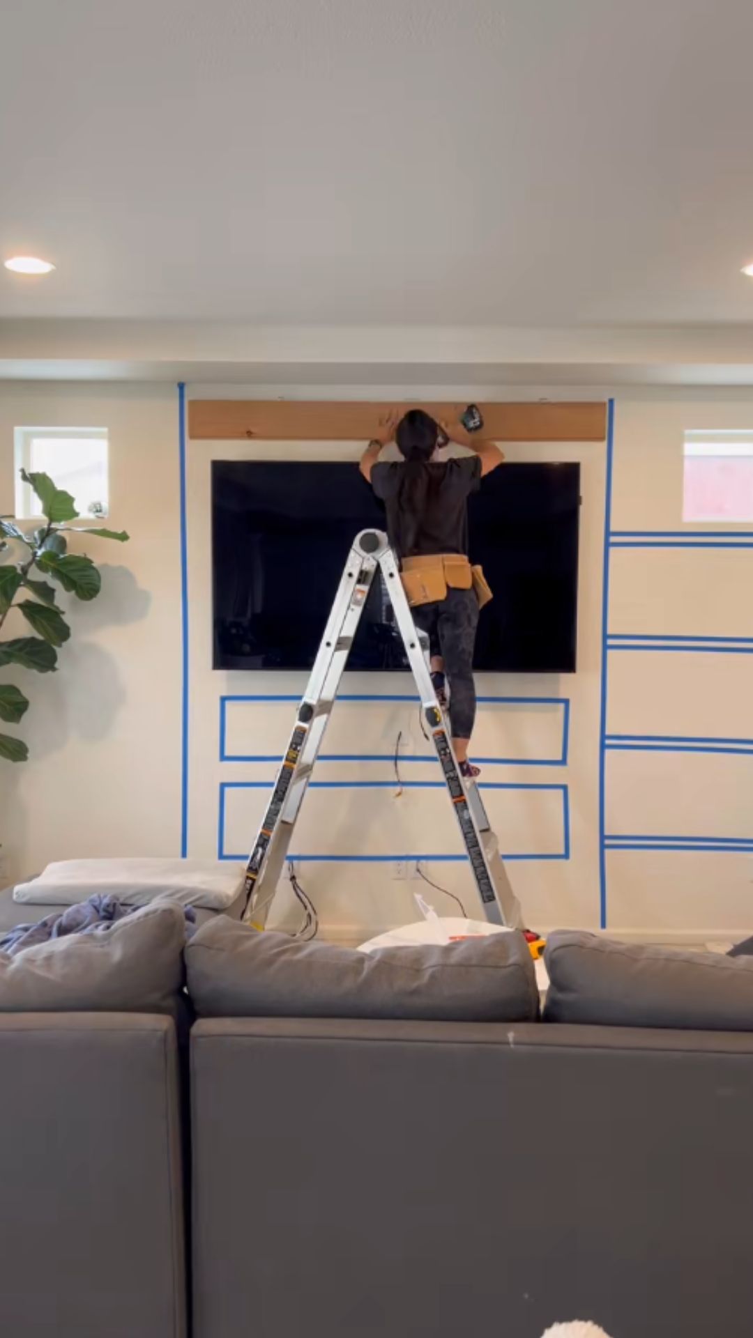 DIY fireplace build completed with my own two hands