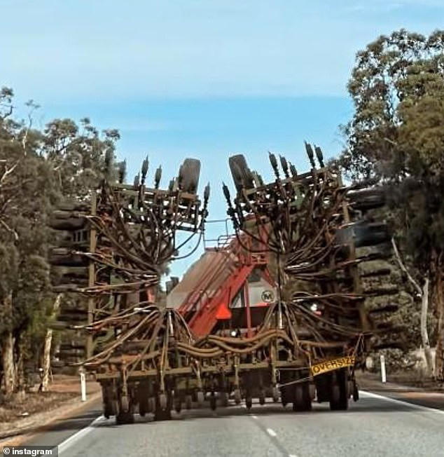 Hollywood star shares surprise at passing huge Mad Max-style truck in ...