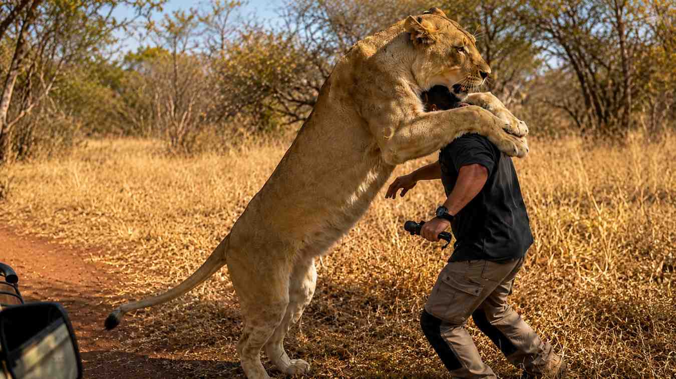One claw strike could make this lion’s armor matter