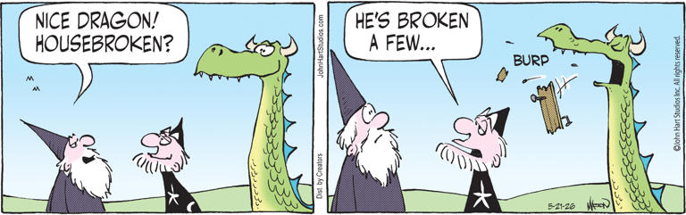 The latest comic strips from The Creators Syndicate (5/21)