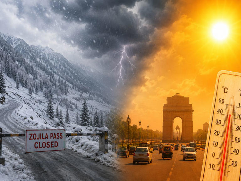 Jammu and Kashmir weather: Sudden snowfall, rain and thunderstorms ...