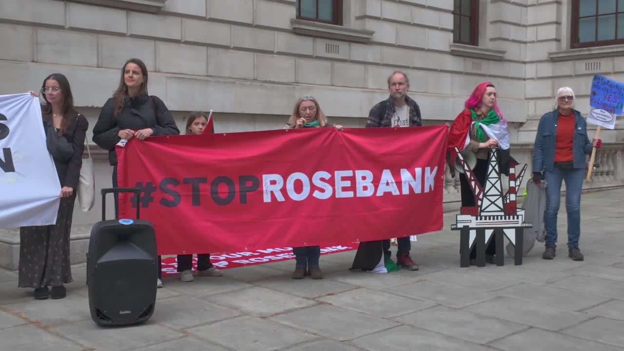 ActionNetwork London: No oil profits for occupation – shut down Rosebank