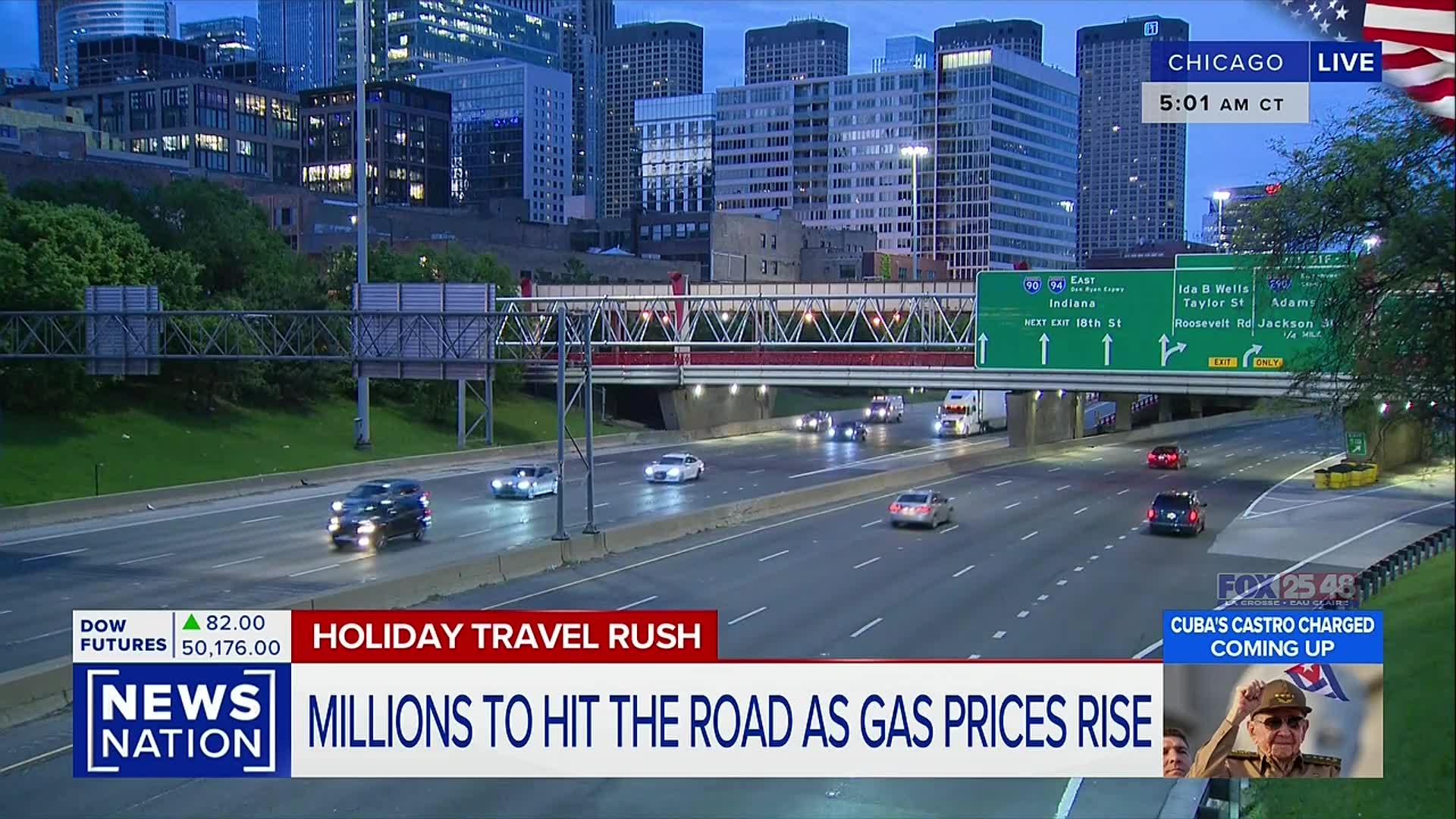 Millions to hit the road as gas prices rise