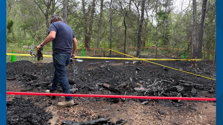 Pease Park troll destroyed in fire