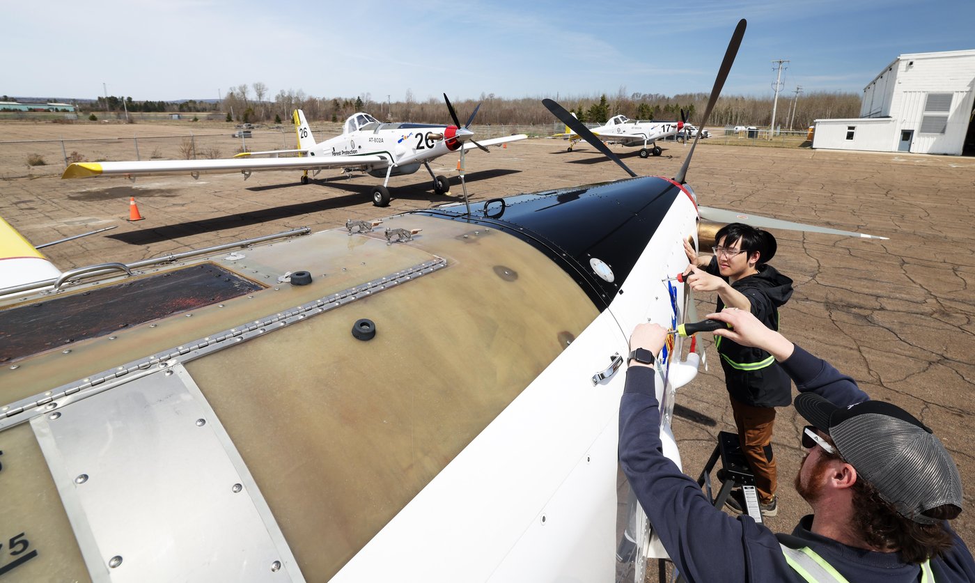 Nova Scotia's new firefighting aircraft squelch wildfire on ...