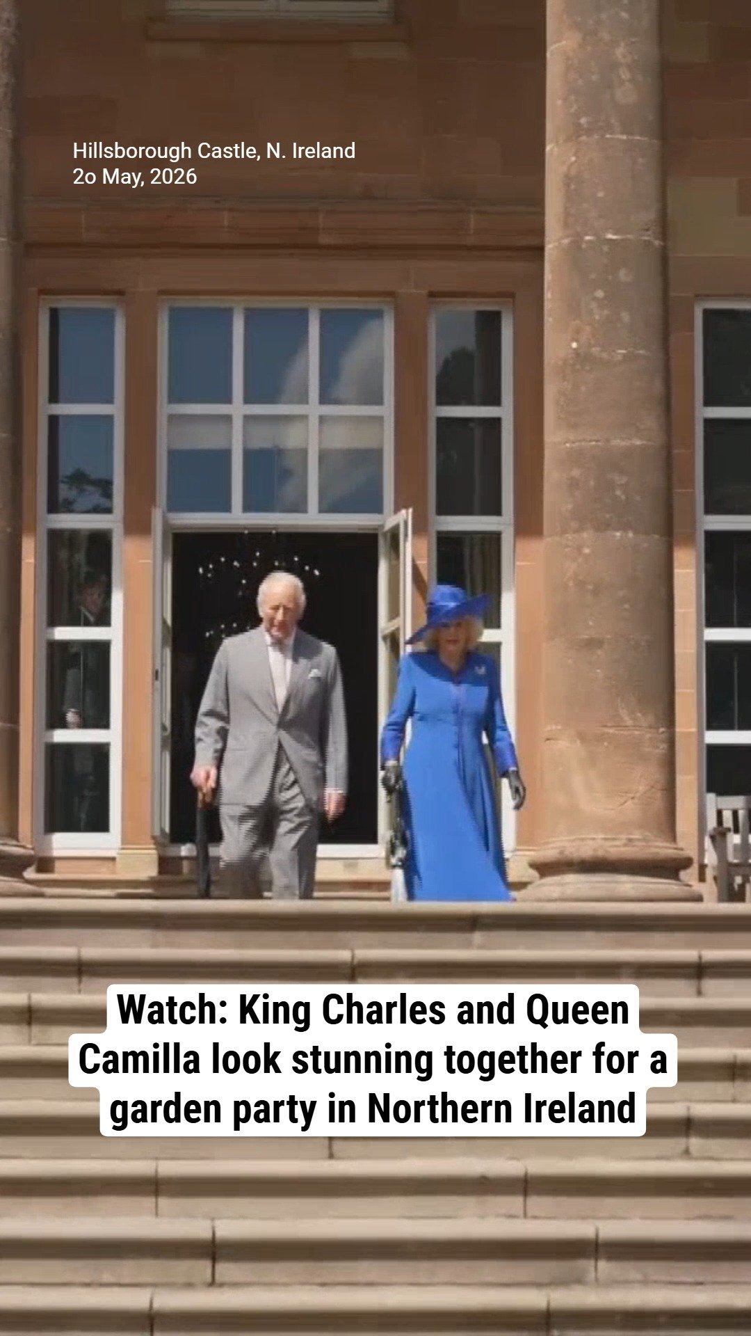 Watch: King Charles and Queen Camilla look stunning together for a ...