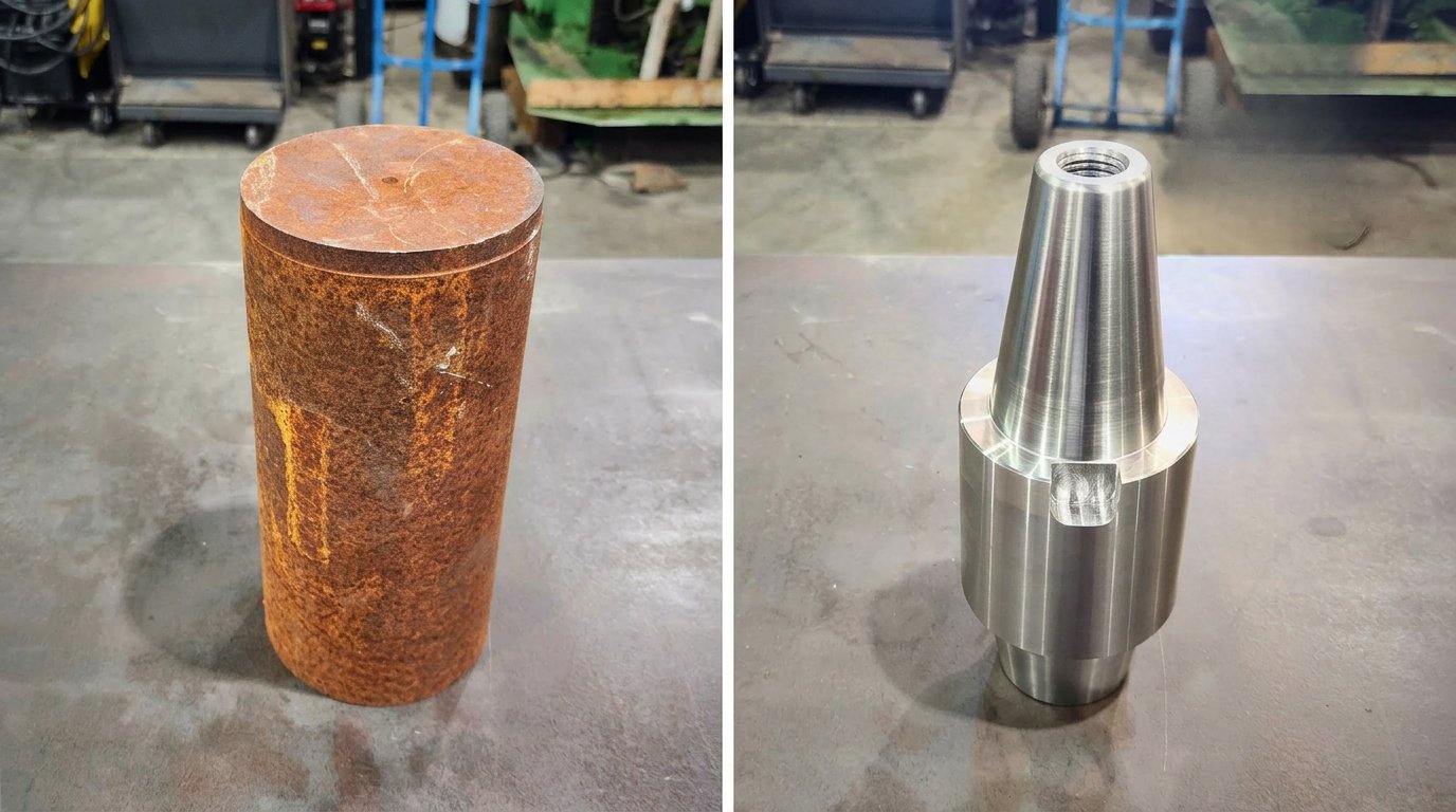 From scrap to a BT50 tool holder