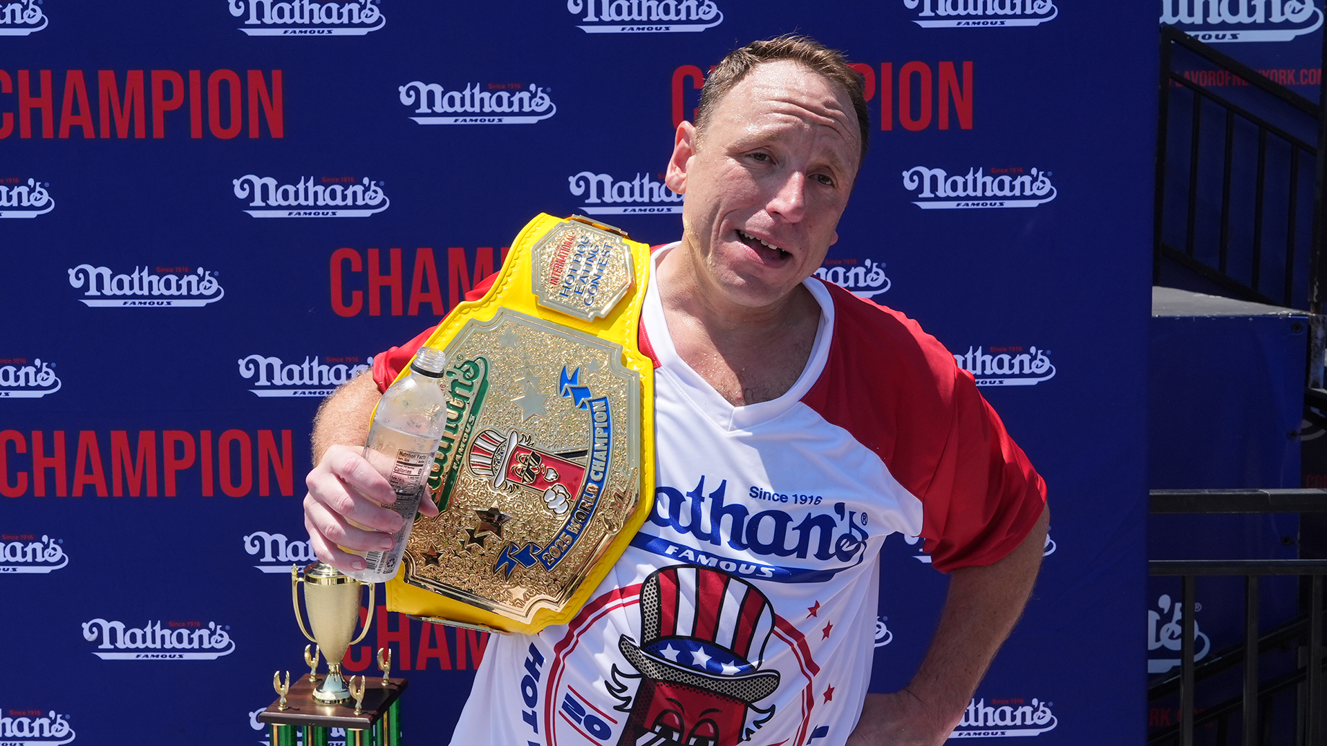 Joey Chestnut will compete in 2026 Nathan's Hot Dog Eating Contest ...