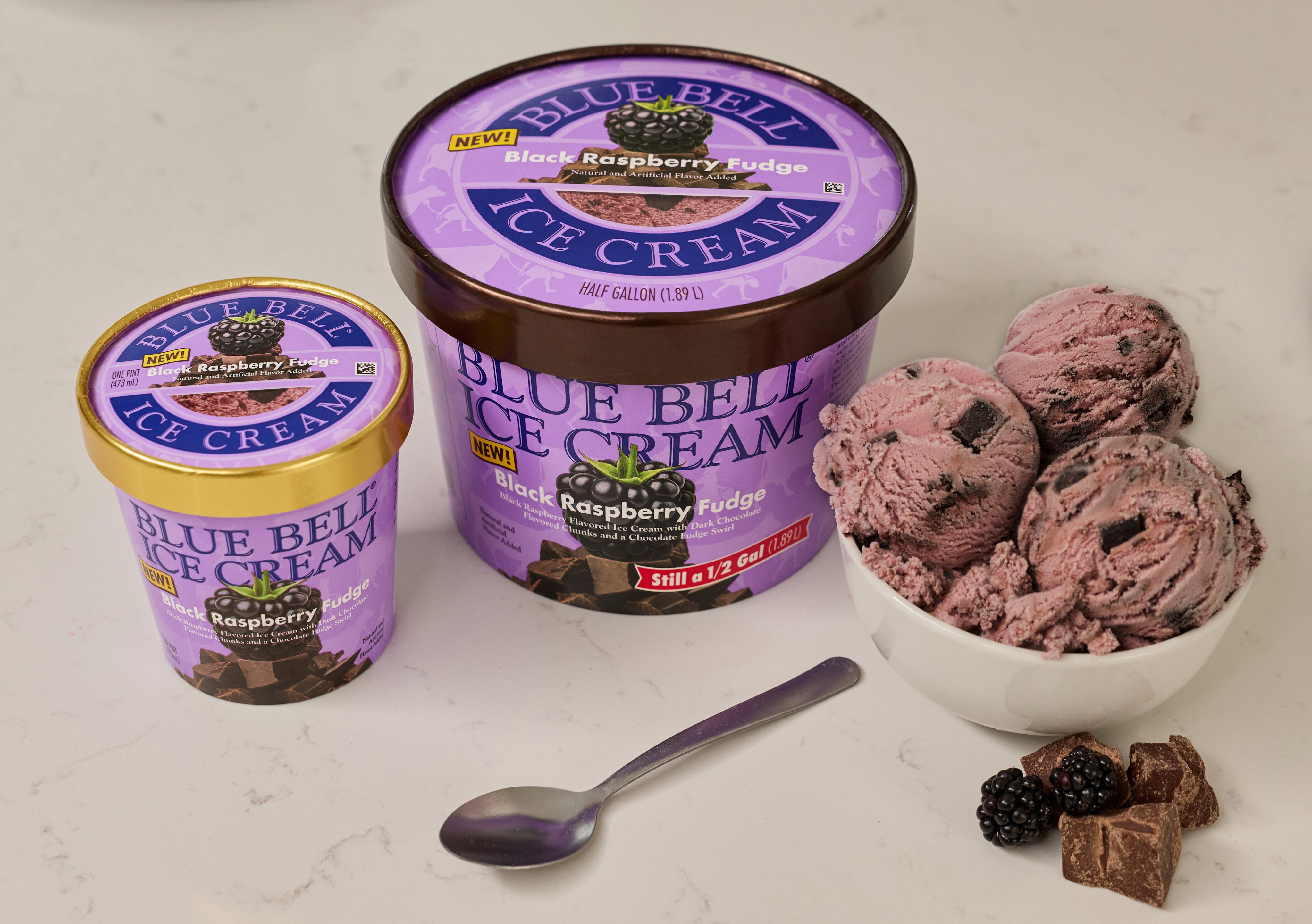 Blue Bell releases black raspberry fudge flavor