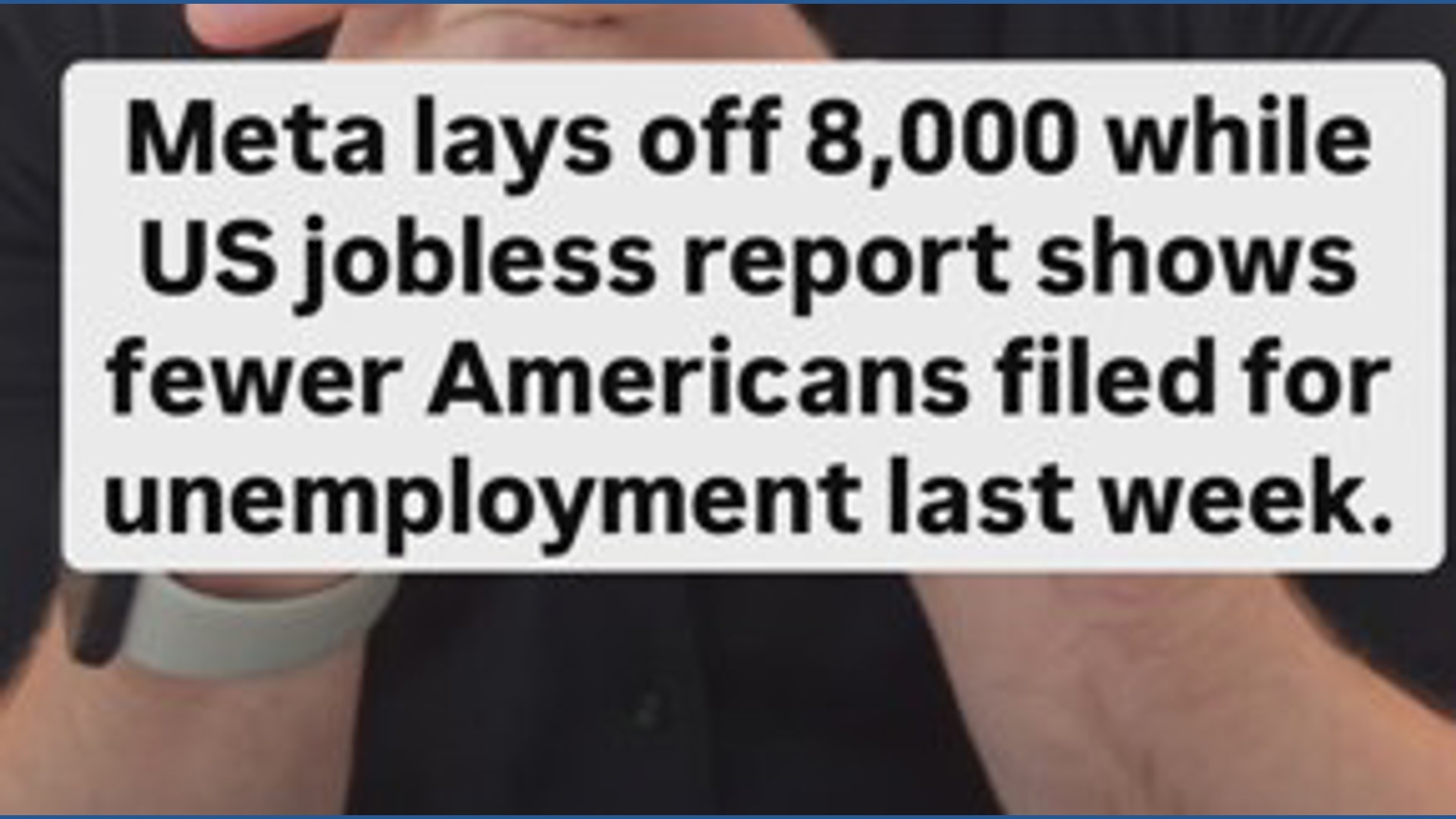 Jobless report shows fewer Americans filed for unemployment last week