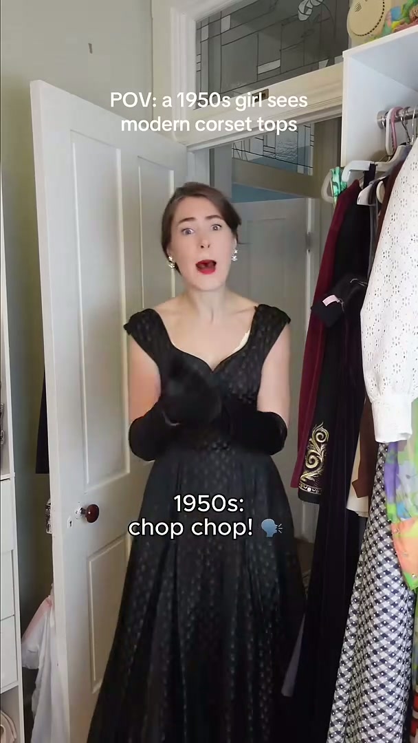 And you thought modern gals wanted to be trendy #skit #vintagefashion ...