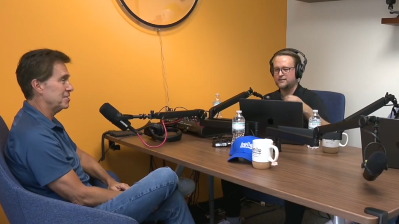 Chief meteorologist Denis Phillips appears on 'Hello Hillsborough' podcast