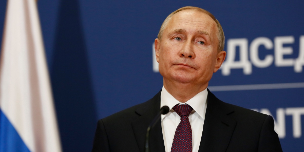 Trist nyt for Vladimir Putin