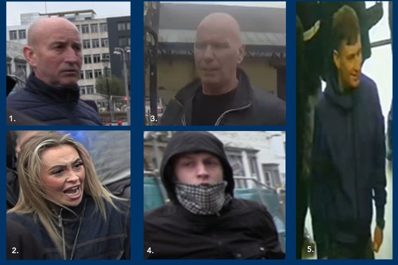 Images released after violent disorder broke out following ...