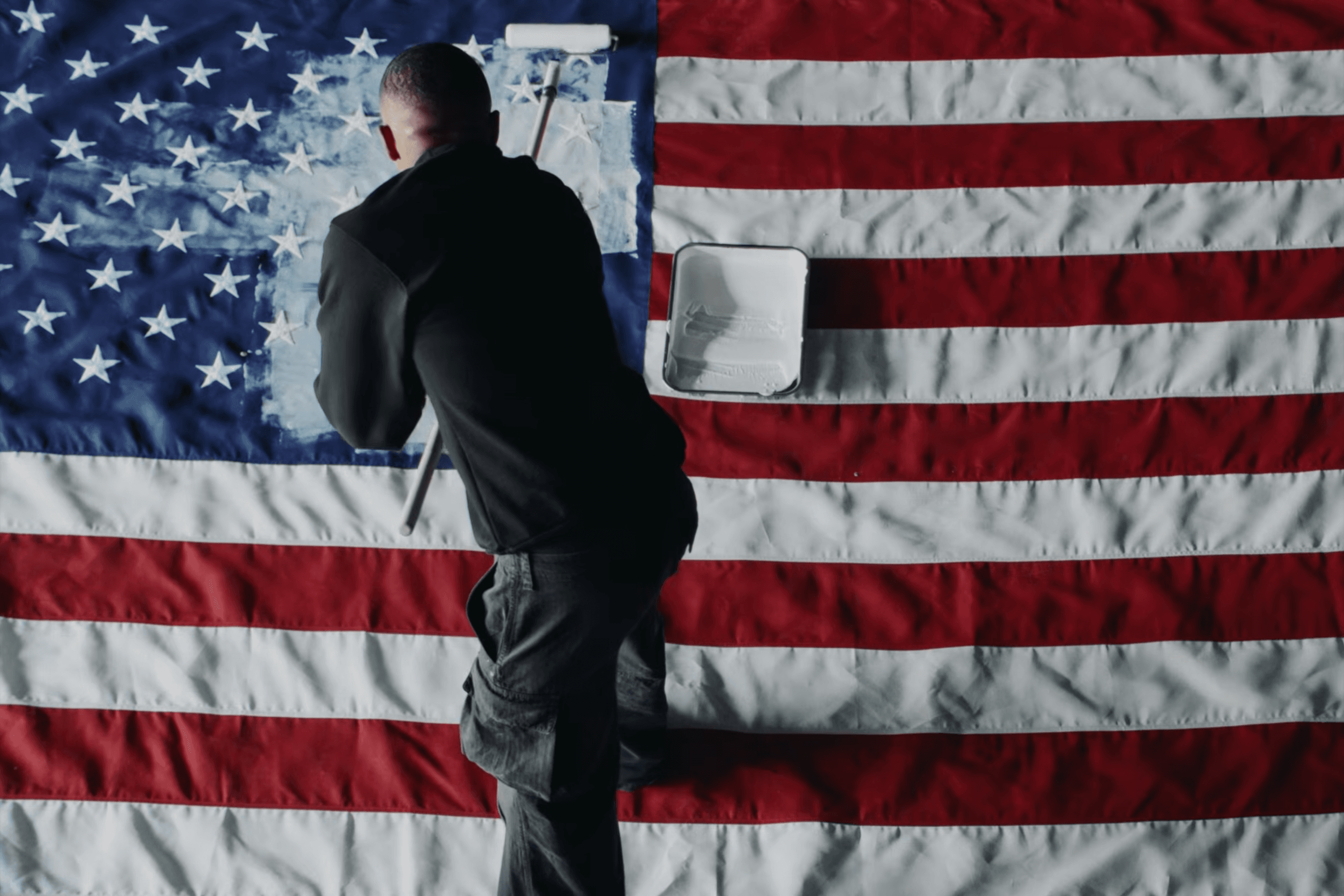 Watch Vince Staples shoot the American flag in new music video