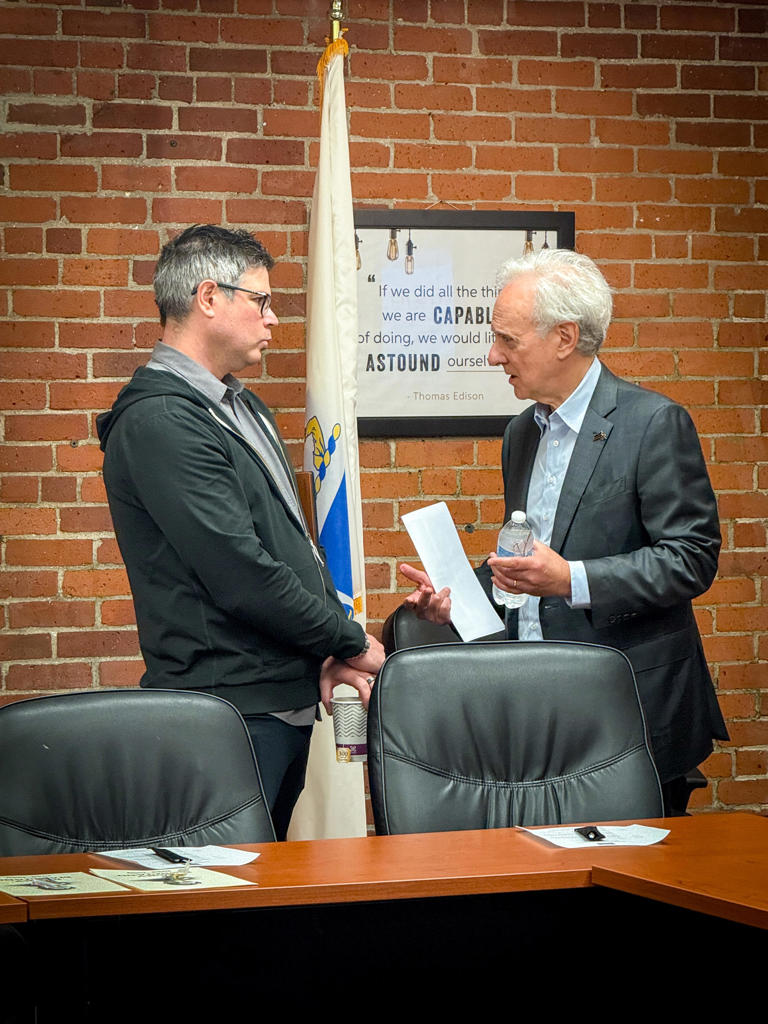 Former ambassador Alan Leventhal visits Brockton on listening tour