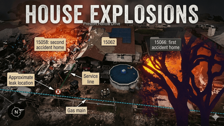 NTSB confirms gas line leak to blame for multiple explosions