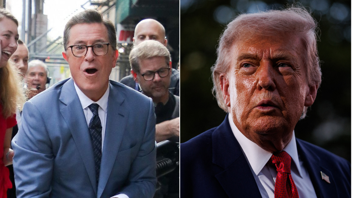Donald Trump sends warning to Stephen Colbert ahead of his late-night ...