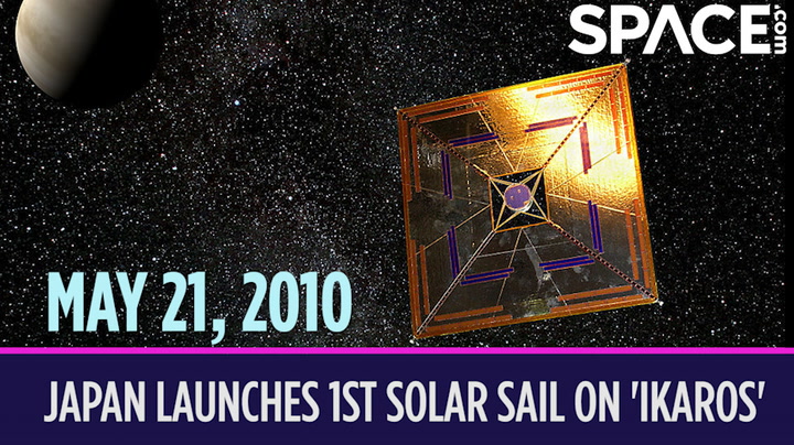 OTD in space – May 21: Japan launches 1st solar sail on 'Ikaros' spacecraft