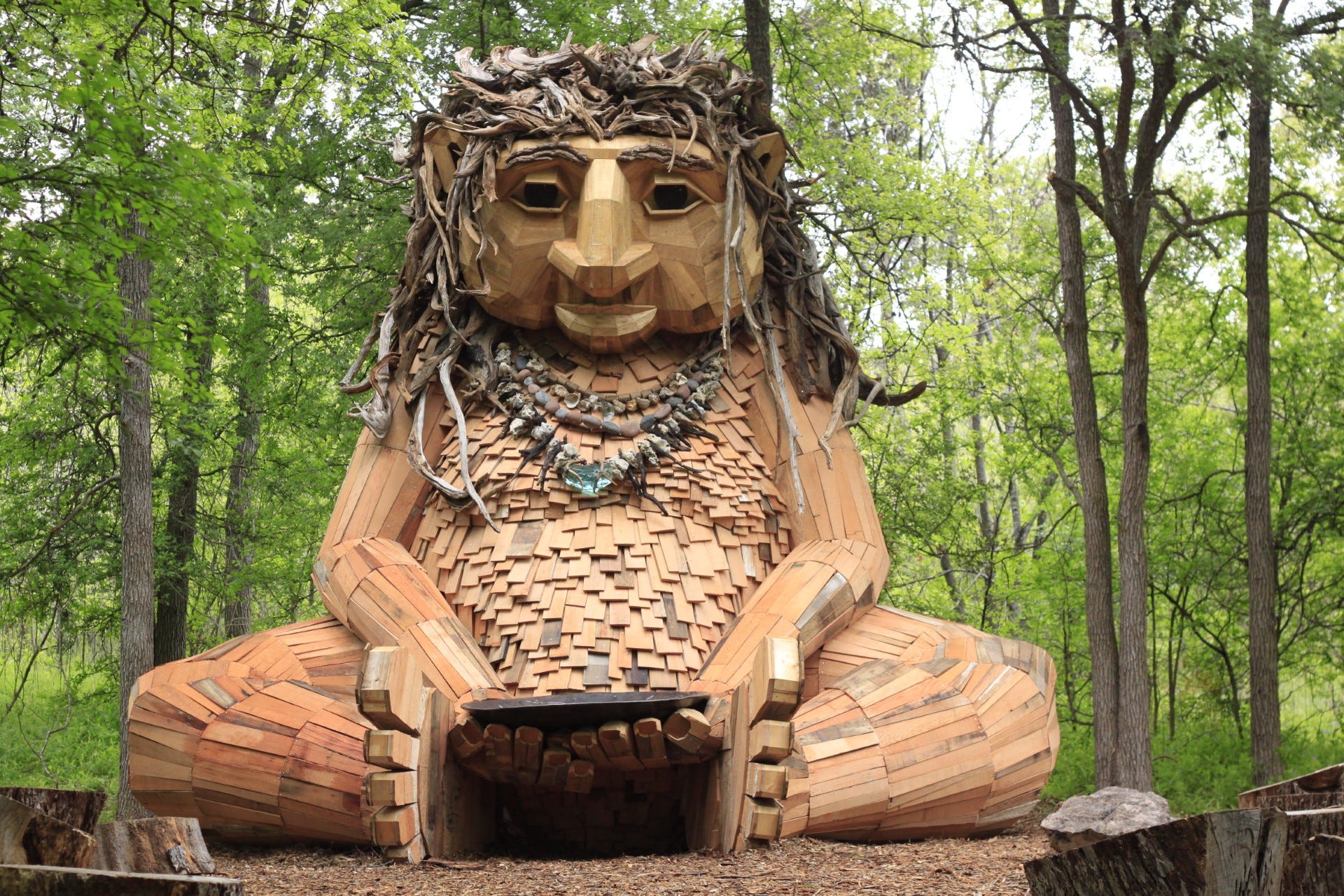 Beloved troll statue at Pease Park in Austin, Texas burns down