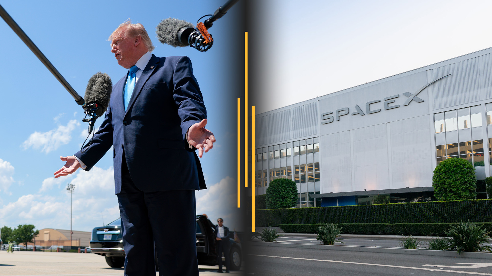 Trump says he's in 'no hurry' on Iran deal; SpaceX files for historic IPO