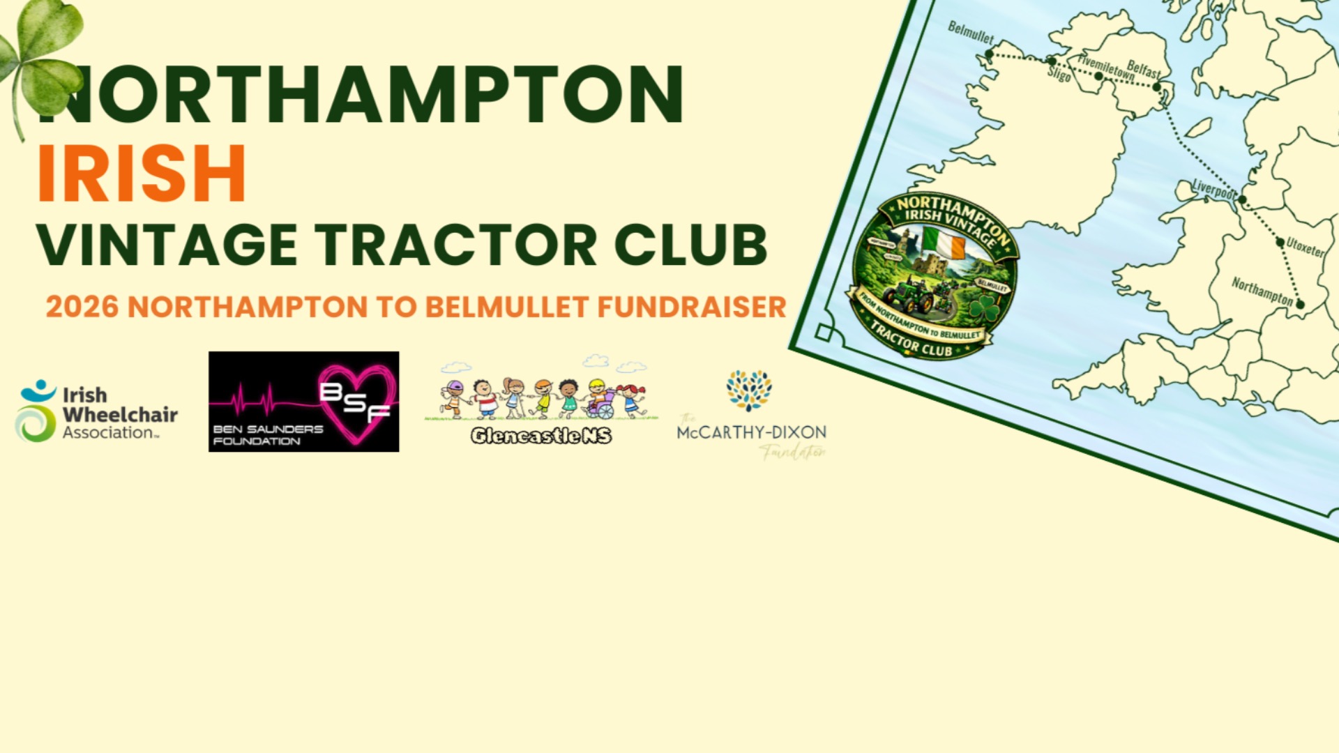 Northampton Irish Vintage Tractor Club takes to the road for charity