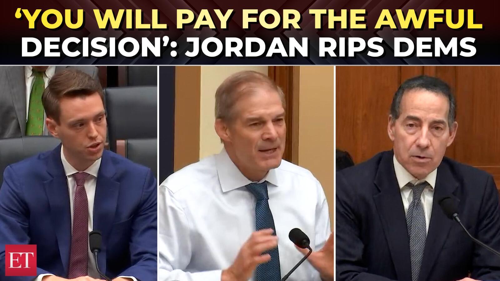 'Dumbest things I've ever heard': Jordan tears into Dems over court ...