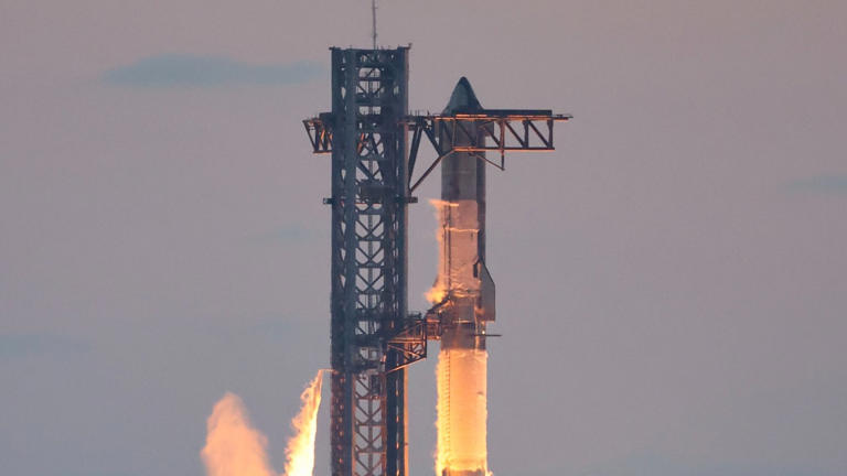 SpaceX will bring its Super Heavy booster down for a water landing in ...