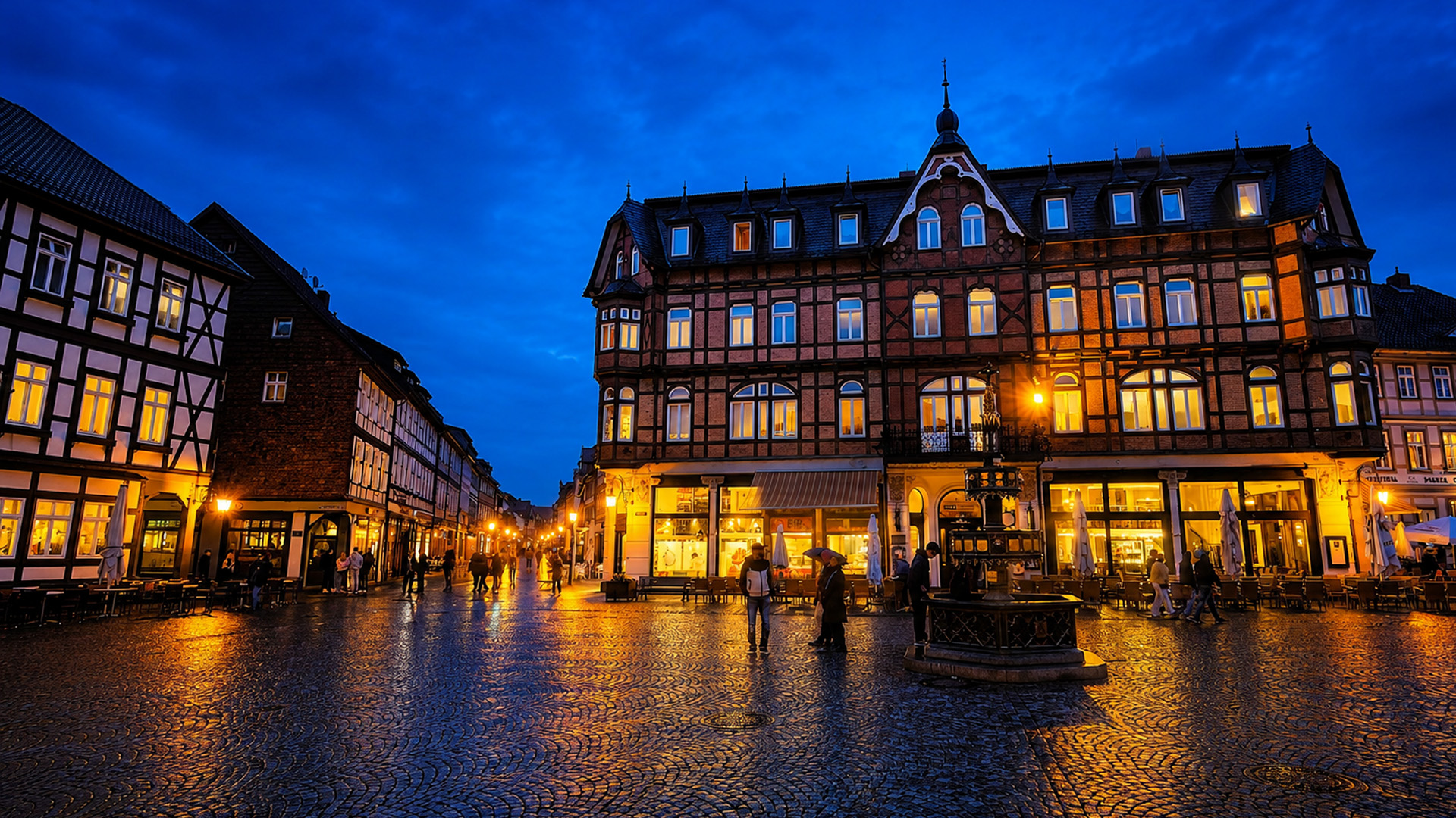Enjoy a cozy evening walk through Wernigerode Germany (4K)