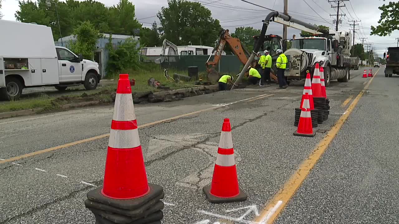 Falling temperatures blamed for water main break