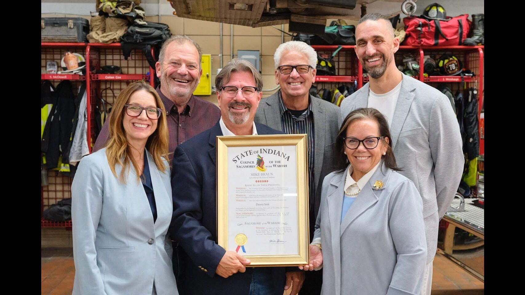 Retired Goshen fire chief receives Indiana’s top honor