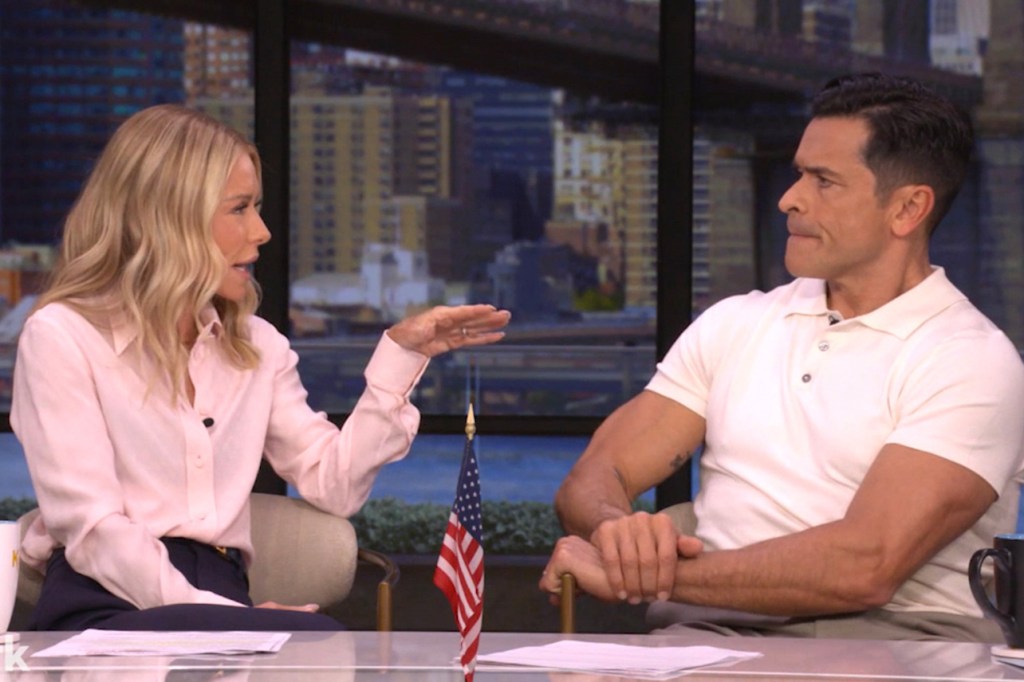 Kelly Ripa humiliated after having to put her carry-on liquids in a see ...