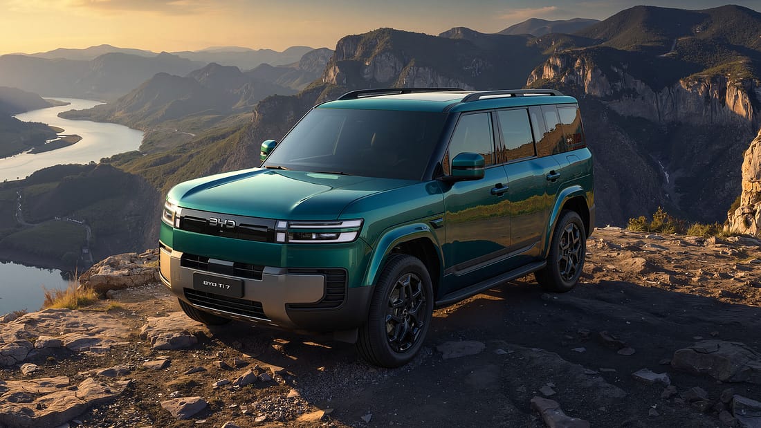 BYD Ti7 Plug-in-Hybrid-SUV mit 7 Sitzen: Der China-Defender kommt nach ...