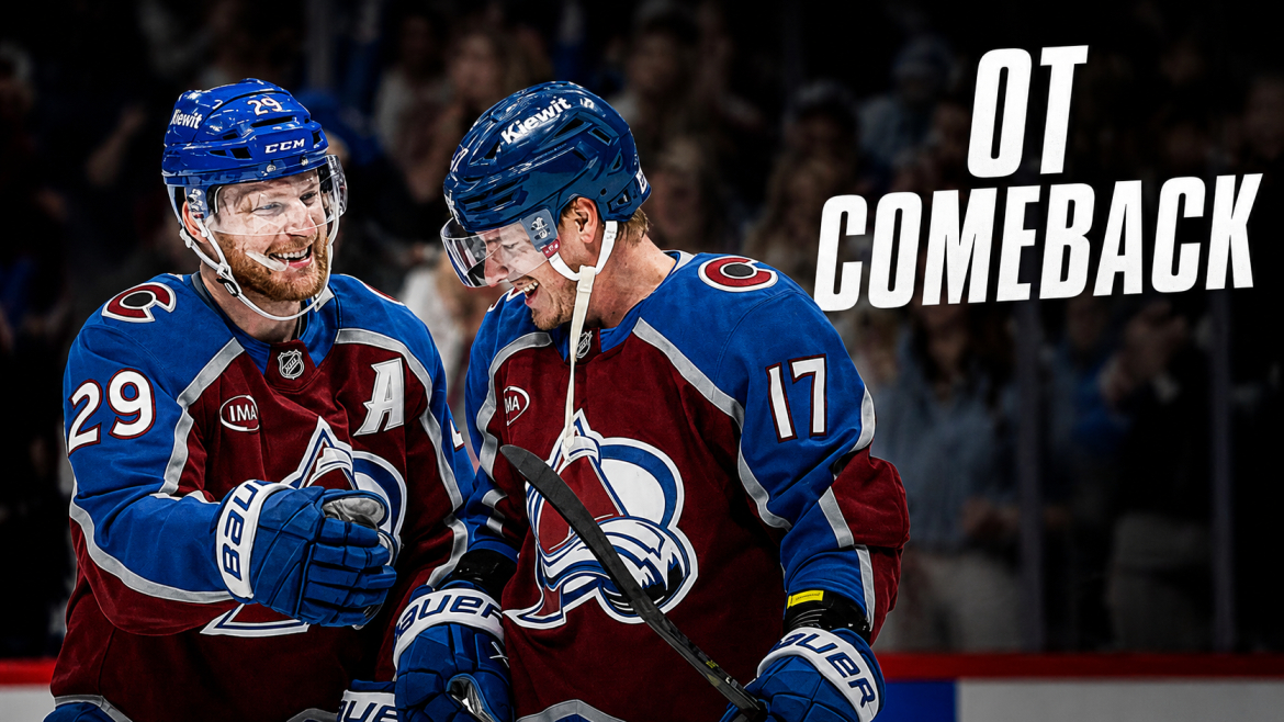 Colorado Avalanche edge Wild in OT classic to reach Western Conference ...
