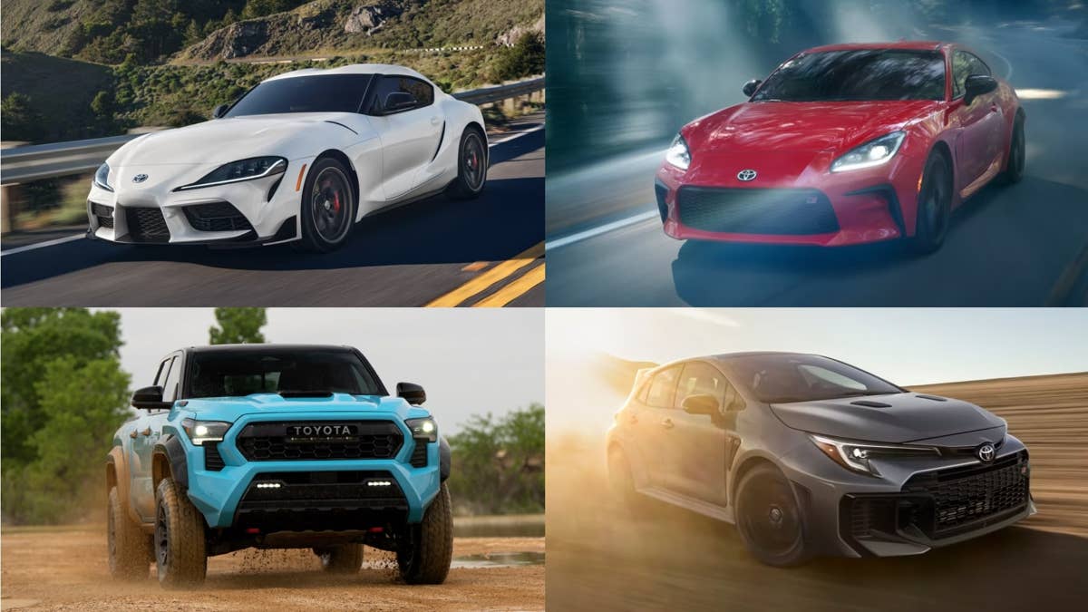 Toyota’s manual lineup has four cars for 2026, but one is almost gone