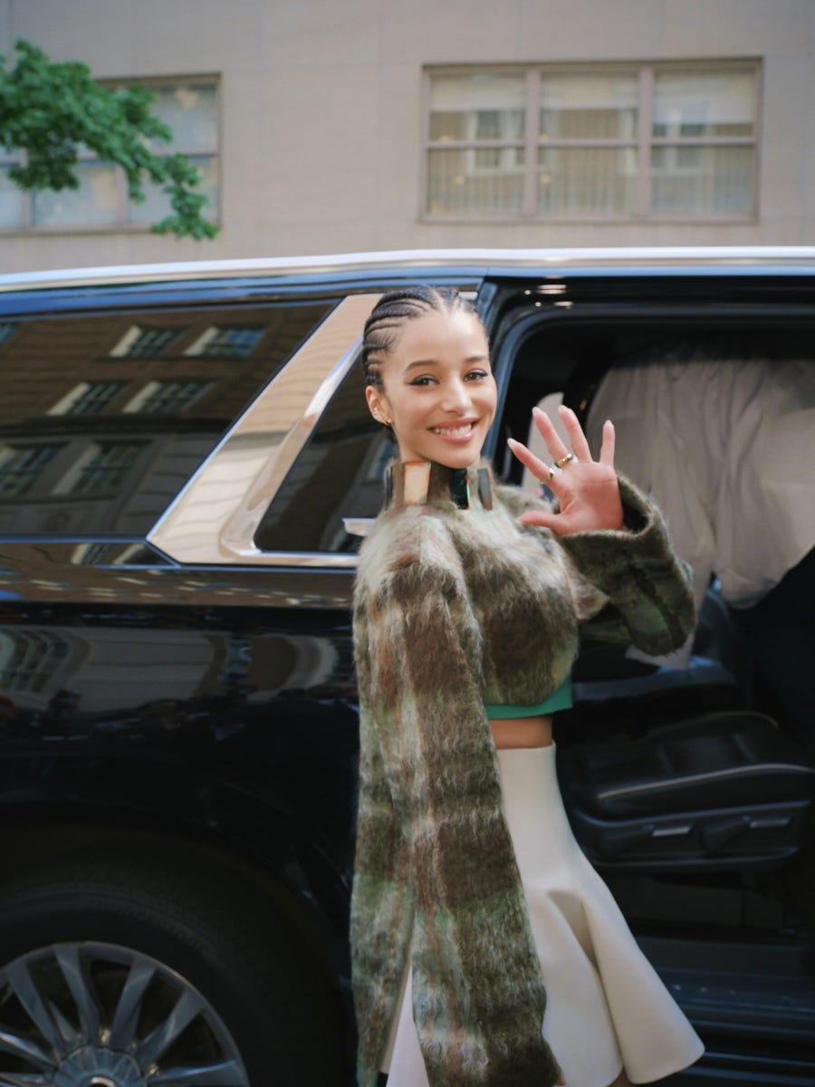 Chase Infiniti steps into the future at Louis Vuitton’s Cruise 2027 show