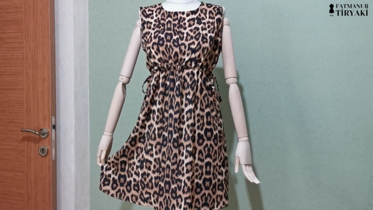 Create a stylish A-line dress with this simple tutorial