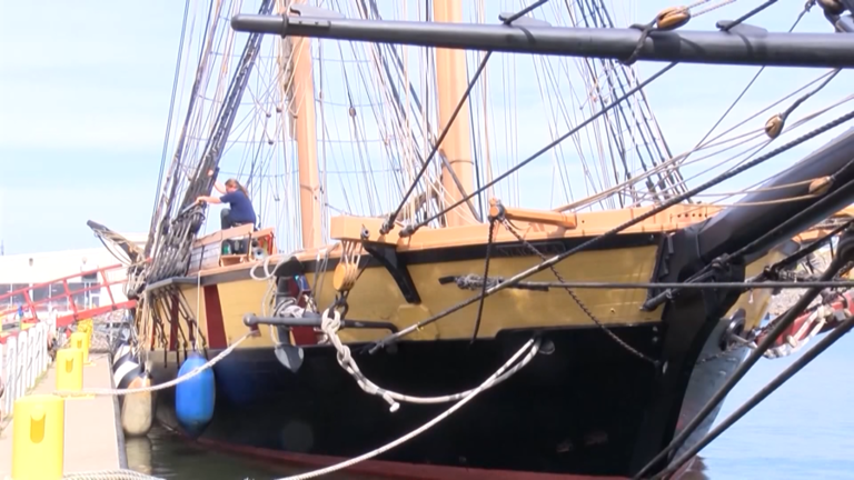 Work remains to rig Brig Niagara